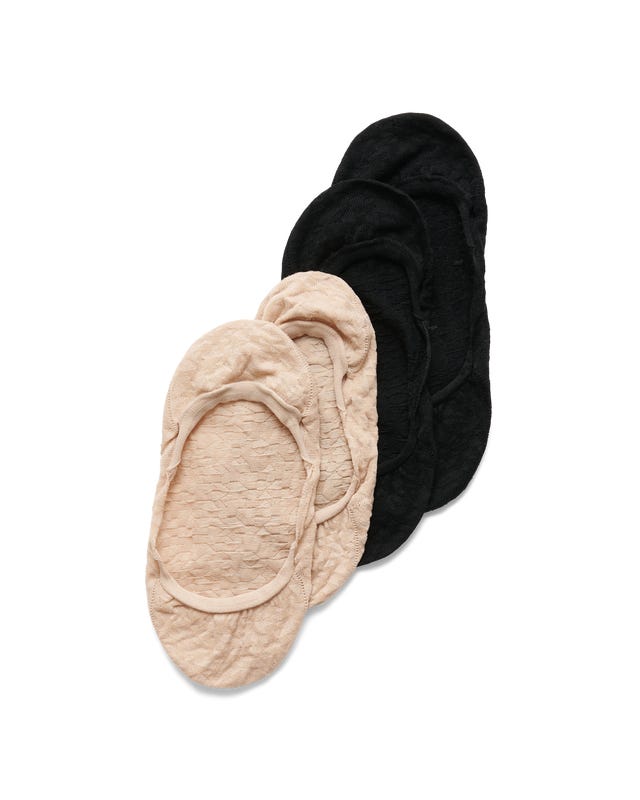 Women's ECCO® Classic Footies (2-Pack) | Black