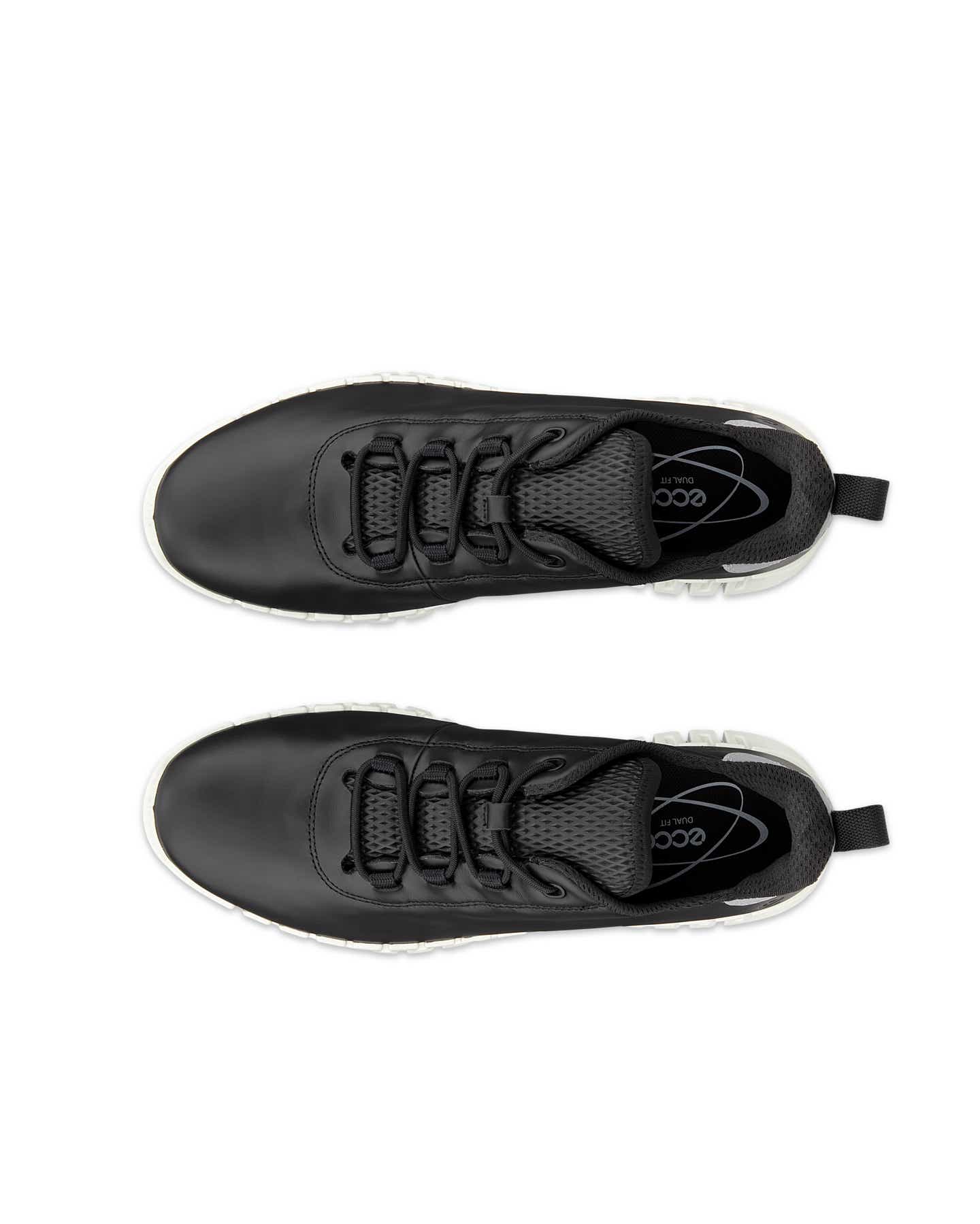 ECCO Gruuv Flexible Sole Women ウィメンズ レザースニーカー | ブラック