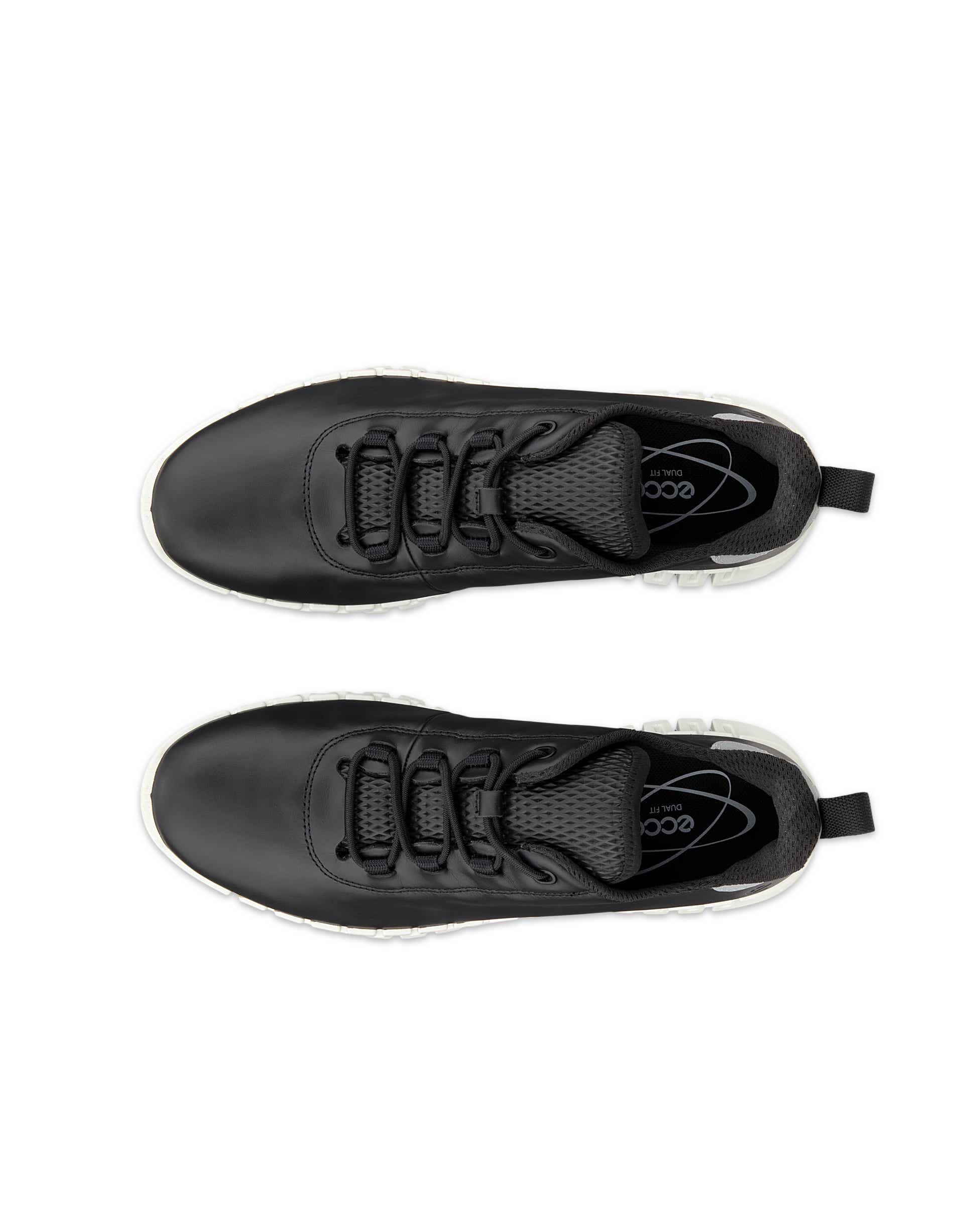 ECCO Gruuv Flexible Sole Women ウィメンズ レザースニーカー | ブラック