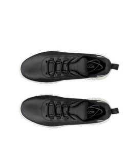 ECCO Gruuv Flexible Sole Women ウィメンズ レザースニーカー | ブラック