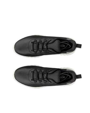 ECCO Gruuv Flexible Sole Women ウィメンズ レザースニーカー | ブラック