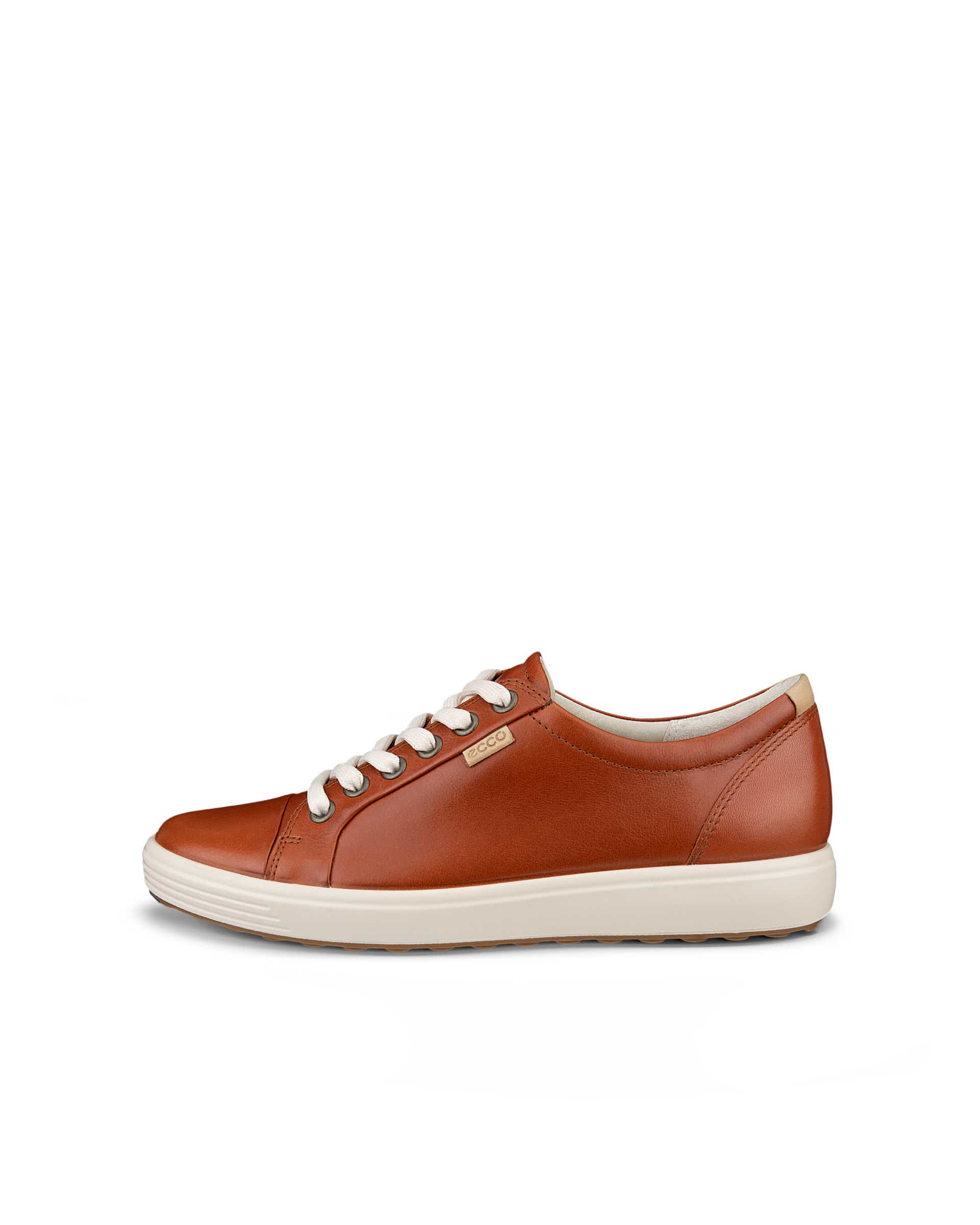 Women's ECCO® Soft 7 Leather Sneaker | Brown