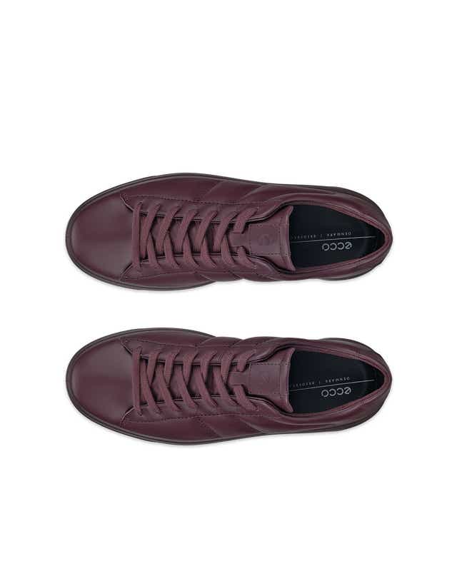 Women's ECCO® Street Platform Leather Platform Sneaker | Purple