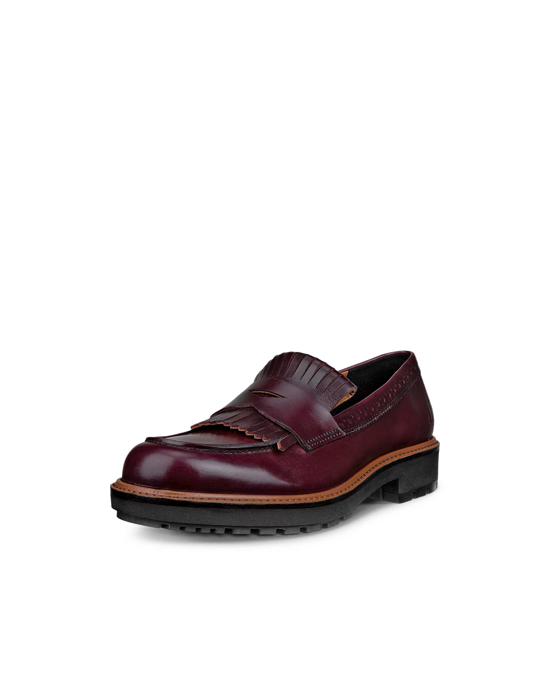 Women's ECCO® Metropole Oslo Leather Loafer | Red
