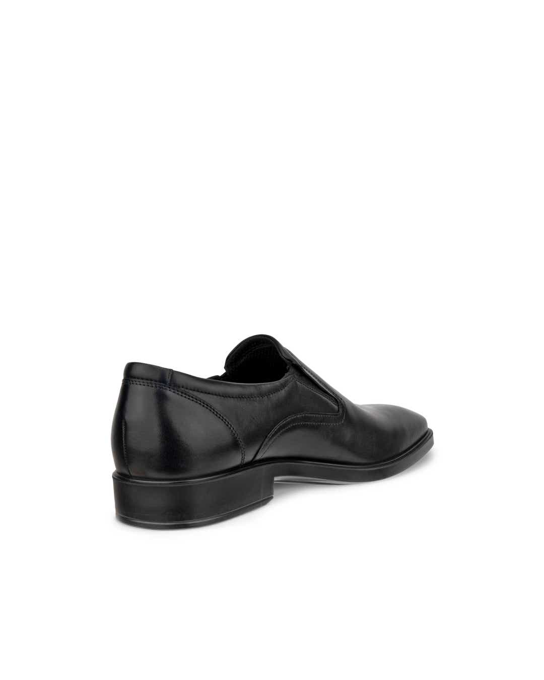 Men's ECCO® Metropole Milan Leather Slip-On Derby Shoe | Black