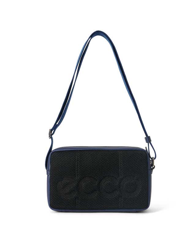 ECCO Camera Bag City Crossbody レザーショルダーバッグ | ブルー