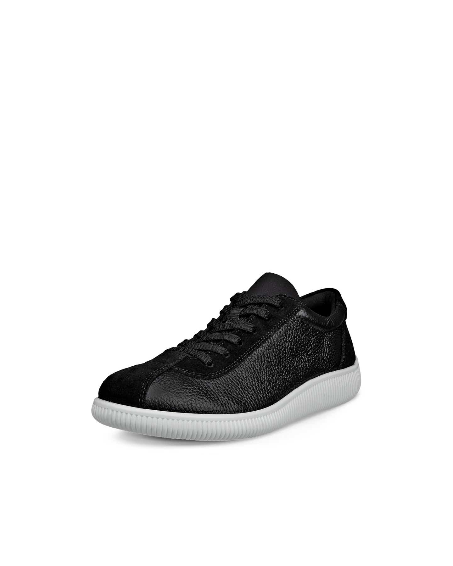 ECCO soft zero WOMEN ウィメンズ レザースニーカー | ブラック