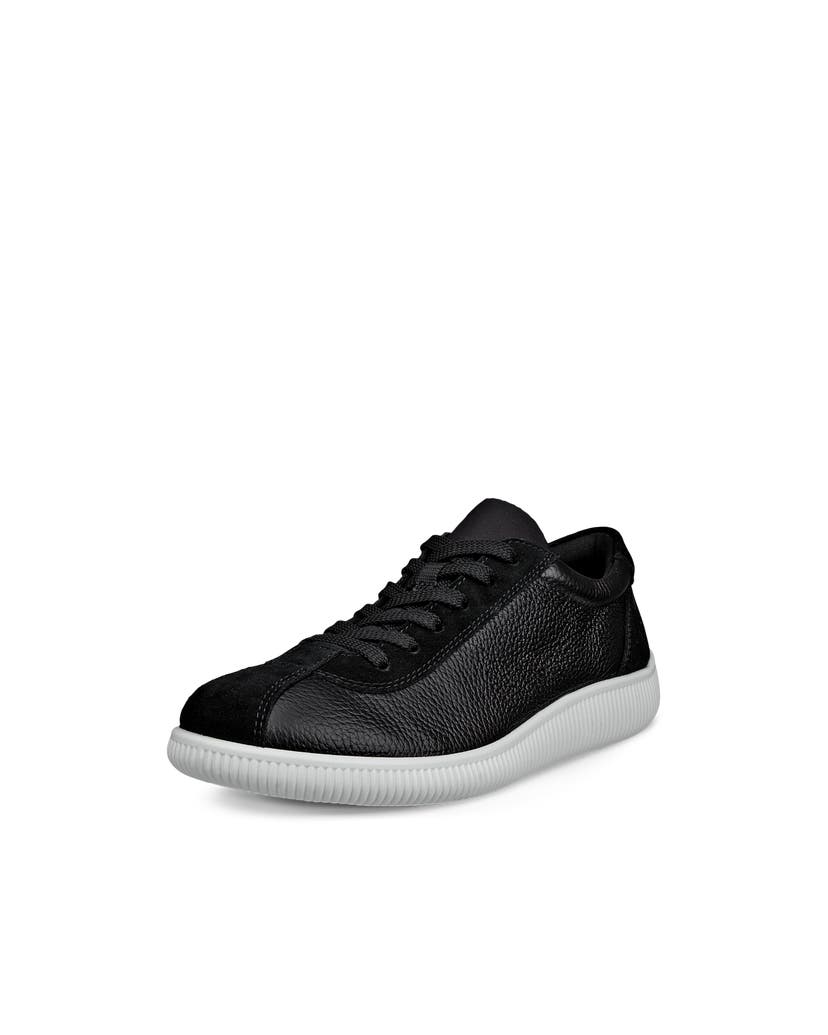 Women's ECCO® Soft Zero Leather Sneaker | Black