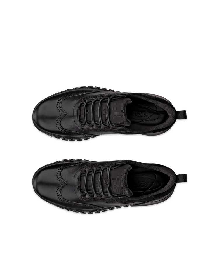 Men's ECCO® Gruuv Studio Leather Gore-Tex Hybrid Wingtip Derby Sneaker ...