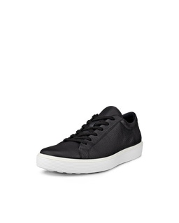 Men's ECCO® Soft 60 Leather Sneaker | Black