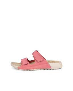Women's ECCO® Cozmo Nubuck Two Strap Sandal | Pink